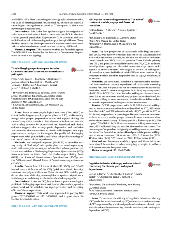 (PDF) The challenging experience questionnaire: Characterization of ...