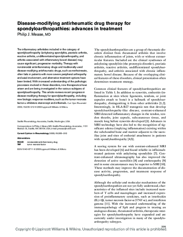 (PDF) Disease-modifying antirheumatic drug therapy for ...