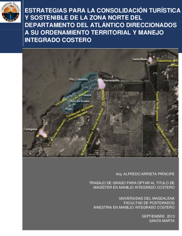 (PDF) Estrategias para la consolidación turística y sostenible de la zona norte del departamento ...