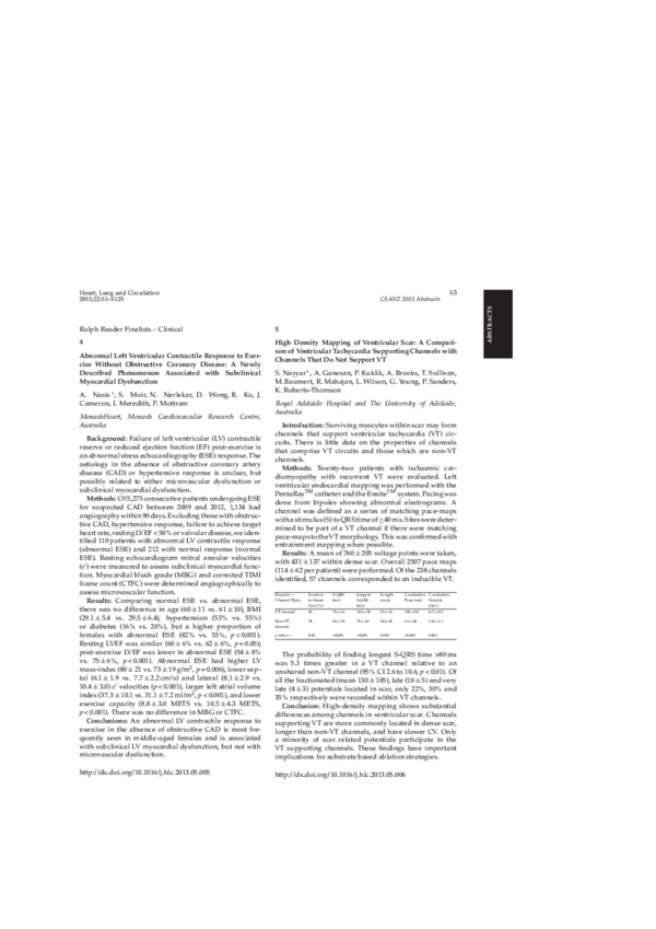 (PDF) High Density Mapping of Ventricular Scar: A Comparison of ...