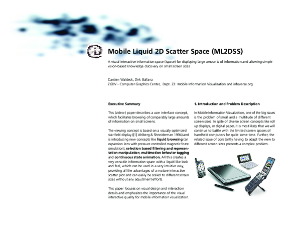 (PDF) A visual interactive information space (ispace) for displaying ...