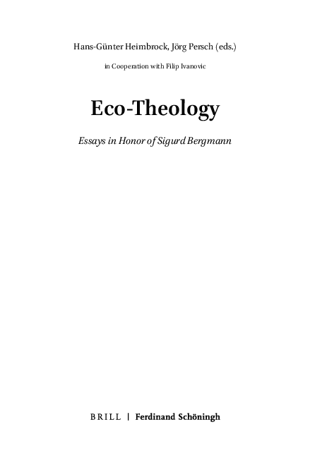 (PDF) Eco-Theology