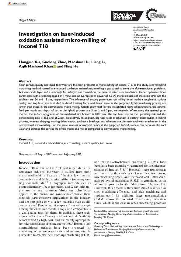 (PDF) Investigation on laser-induced oxidation assisted micro-milling ...
