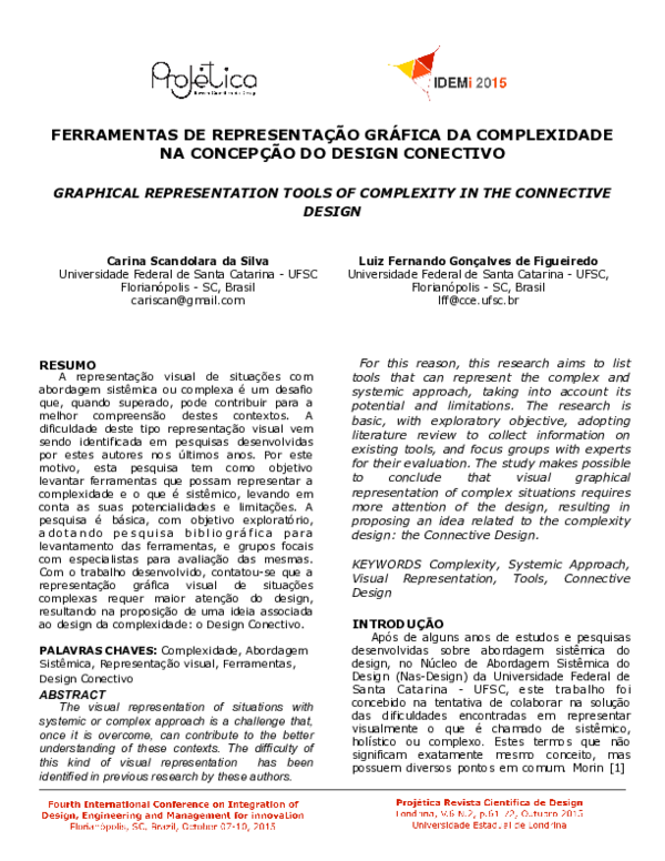 (PDF) Complexity graphic representation tools in connective design ...
