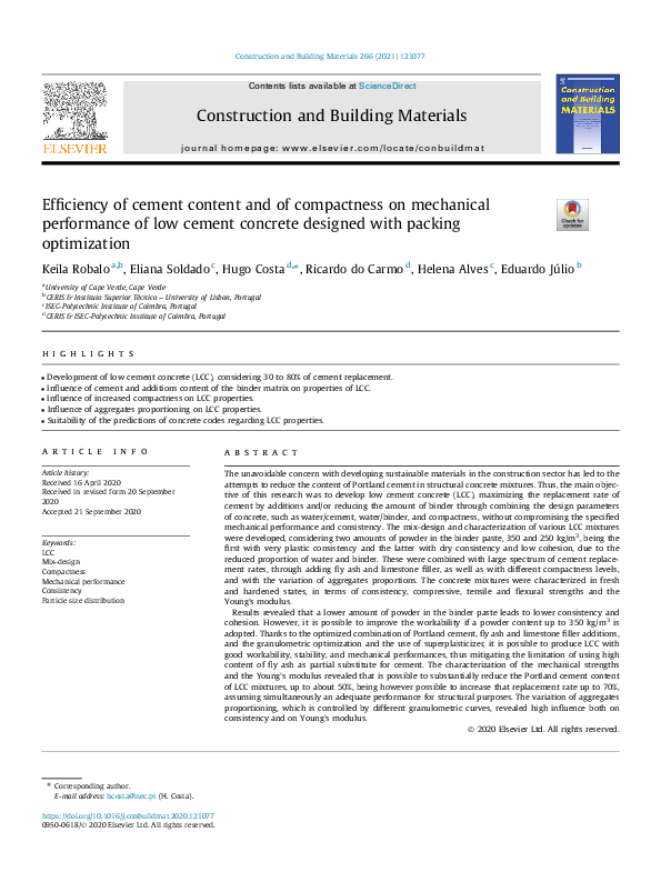 (PDF) Efficiency of cement content and of compactness on mechanical ...