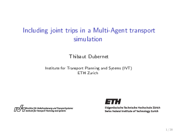 (PDF) Including joint trips in a multi-agent transport simulation | Kay Axhausen - Academia.edu