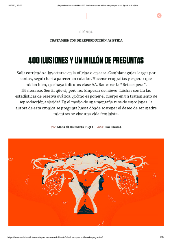 (PDF) Reproduccion asistida 400 ilusiones y un millon de preguntas ...