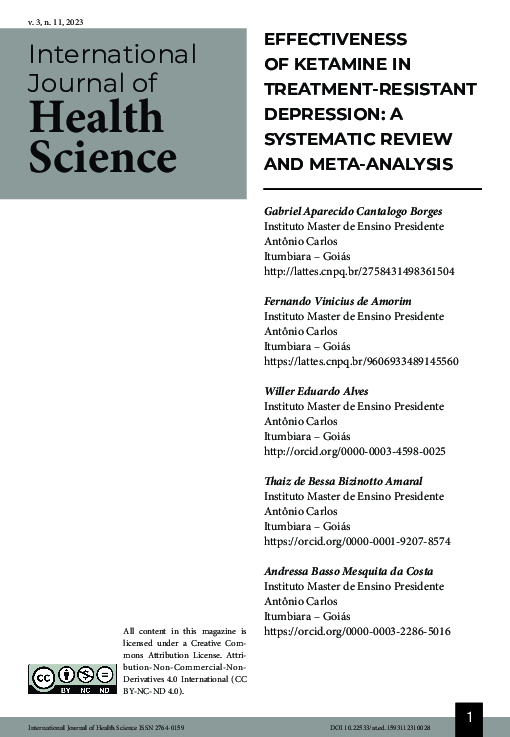 (PDF) EFFECTIVENESS OF KETAMINE IN TREATMENT-RESISTANT DEPRESSION: A SYSTEMATIC REVIEW AND META ...