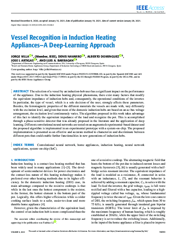 (PDF) Vessel Recognition in Induction Heating Appliances—A Deep ...
