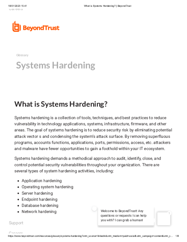 Pdf Systems Hardening Beyong Trust