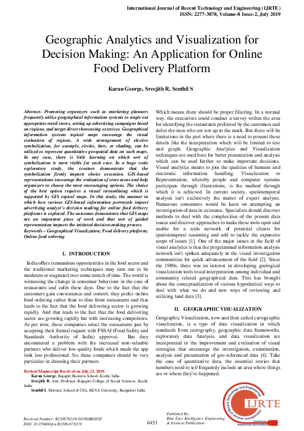 (PDF) Geographic Analytics and Visualization for Decision Making: An ...