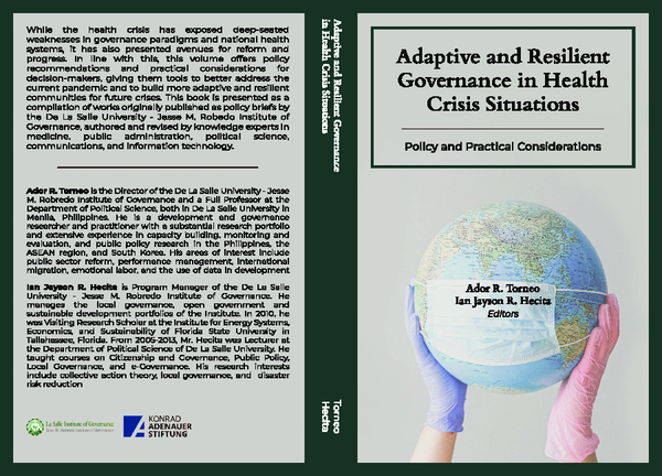 (PDF) Adaptive and Resilient Governance in Health Crisis Situations