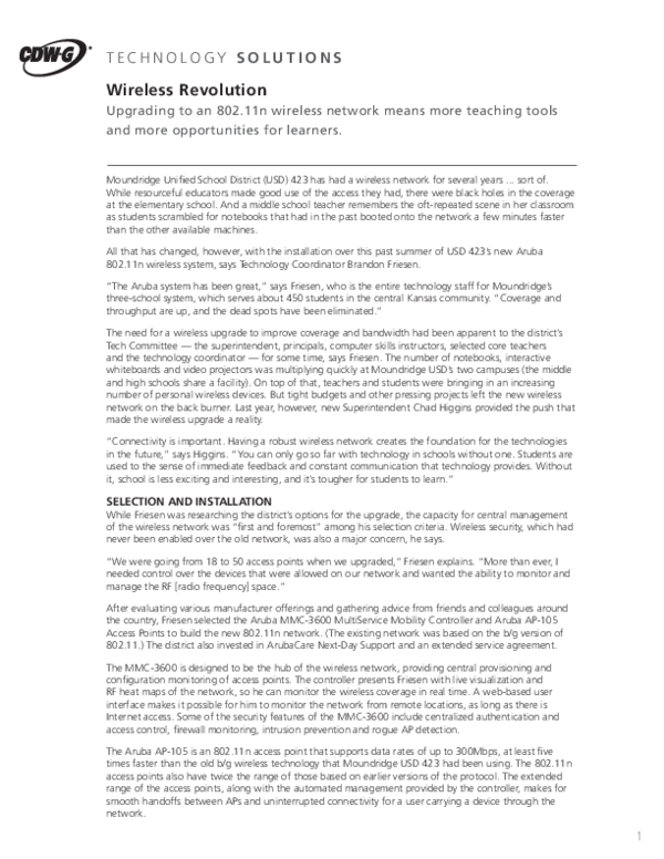 (PDF) The wireless revolution