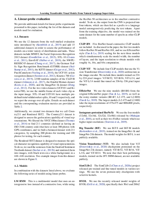 (PDF) Learning Transferable Visual Models From Natural Language Supervision