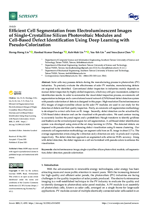 (PDF) Efficient Cell Segmentation from Electroluminescent Images of Single-Crystalline Silicon ...