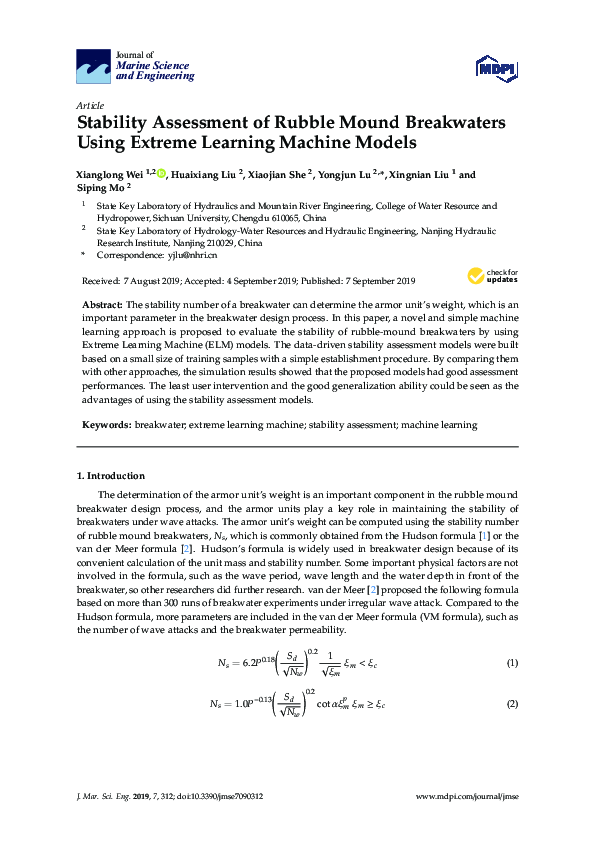 (PDF) Stability assessment of rubble-mound breakwaters using genetic programming