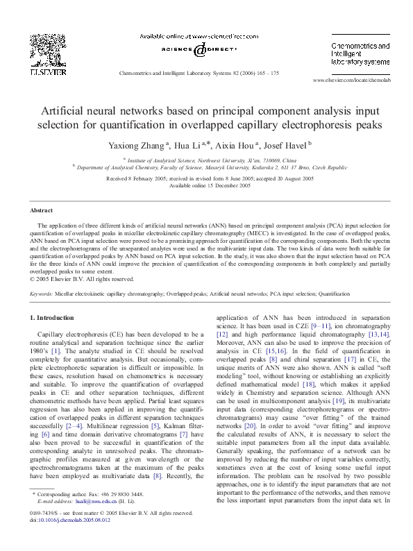 (PDF) Artificial neural networks based on principal component analysis, fuzzy systems and fuzzy ...