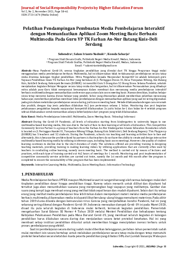 (PDF) Pelatihan Pendampingan Pembuatan Media Pembelajaran Interaktif dengan Memanfaatkan ...