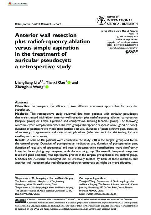 (PDF) Anterior wall resection plus radiofrequency ablation versus simple aspiration in the ...