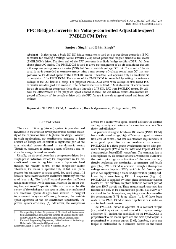 (PDF) PFC Bridge Converter for Voltage-controlled Adjustable-speed ...