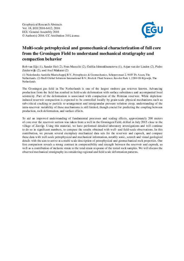 (PDF) Multi-scale petrophysical and geomechanical characterization of ...