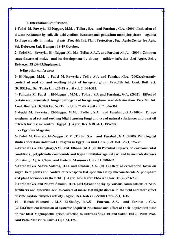 (PDF) a-International conferences