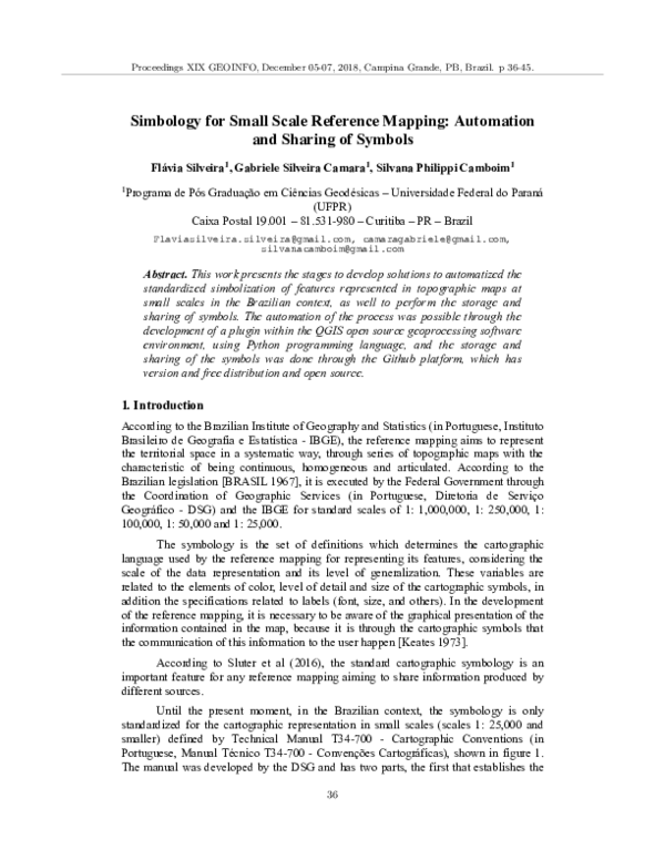 (PDF) Simbology for Small Scale Reference Mapping: Automation and ...