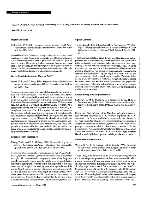 (PDF) Research Briefs