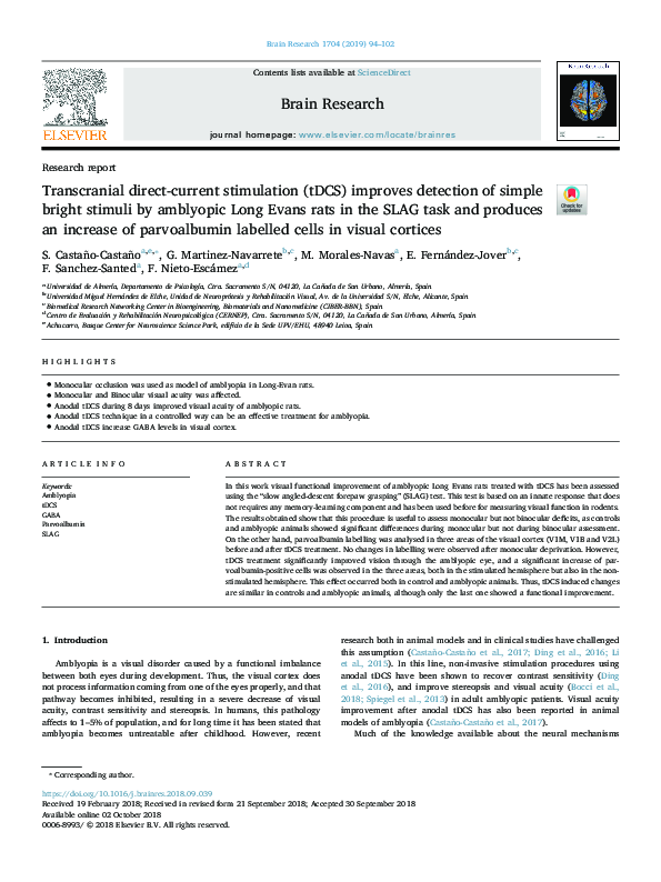 (PDF) Transcranial direct current stimulation (tDCS) effects on upper limb motor function in ...
