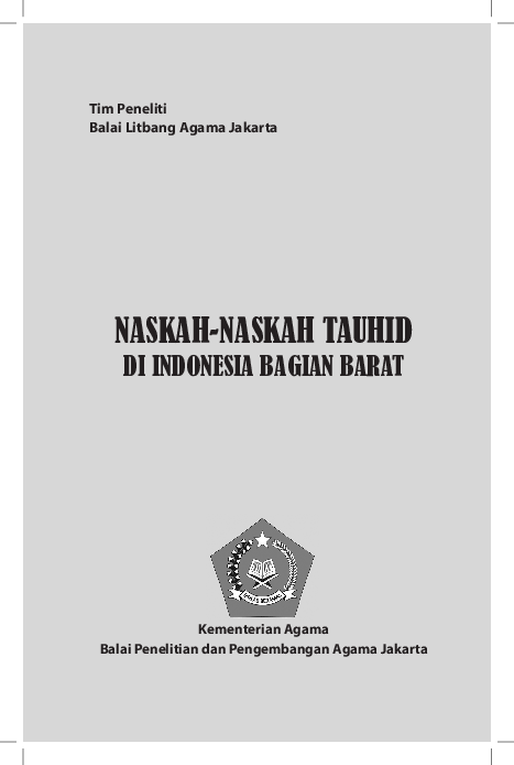 (PDF) Naskah-Naskah Tauhid di Indonesia Bagian Barat