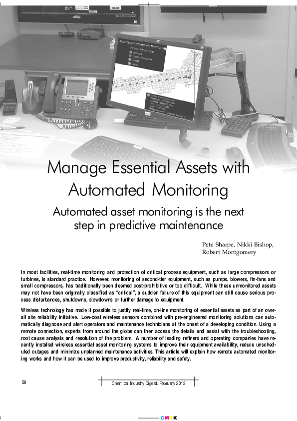 (PDF) Manage Essential Assets with Automated Monitoring Automated asset monitoring is the next ...