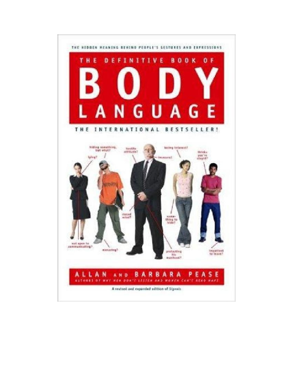 (PDF) The definitive book of body language