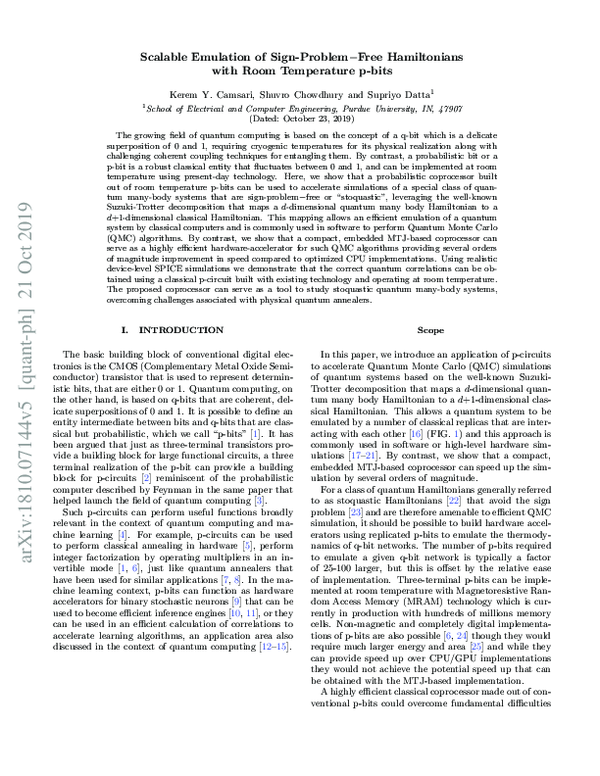 (PDF) Scalable Emulation of Sign-Problem–Free Hamiltonians with Room ...