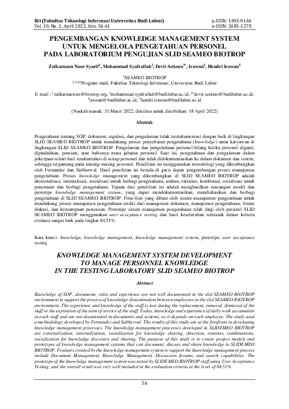 (PDF) Bit (Fakultas Teknologi Informasi Universitas Budi Luhur
