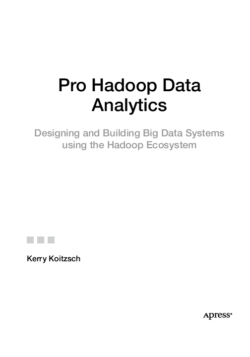 (PDF) Pro Hadoop Data Analytics