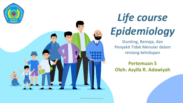 (PDF) EPIDEMIOLOGI PADA DAUR HIDUP (LIFE COURSE EPIDEMIOLOGY)