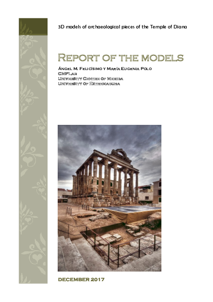 (PDF) 3D Archaeological Models of the Temple of Diana