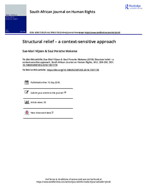 (PDF) Structural relief – a context-sensitive approach | Sue-Mari Viljoen - Academia.edu