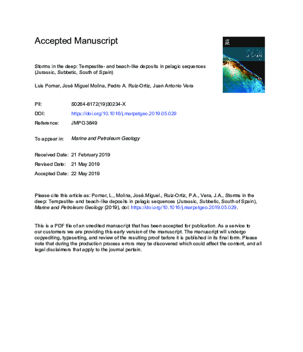 (PDF) Storms in the deep: Tempestite- and beach-like deposits in ...