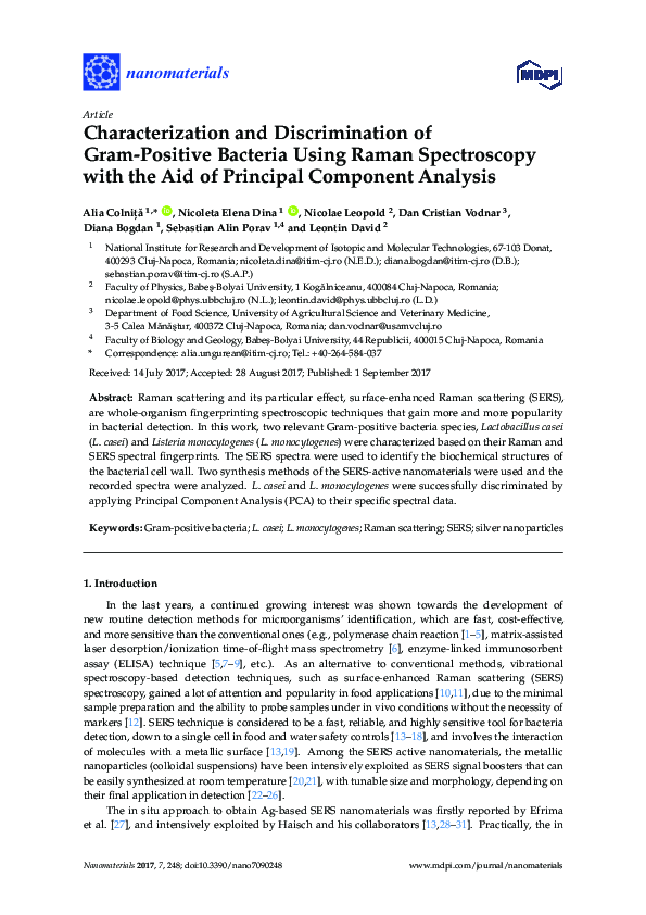 (PDF) Characterization and Discrimination of Gram-Positive Bacteria ...
