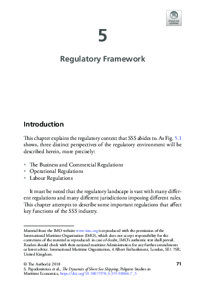 (PDF) Regulatory Framework