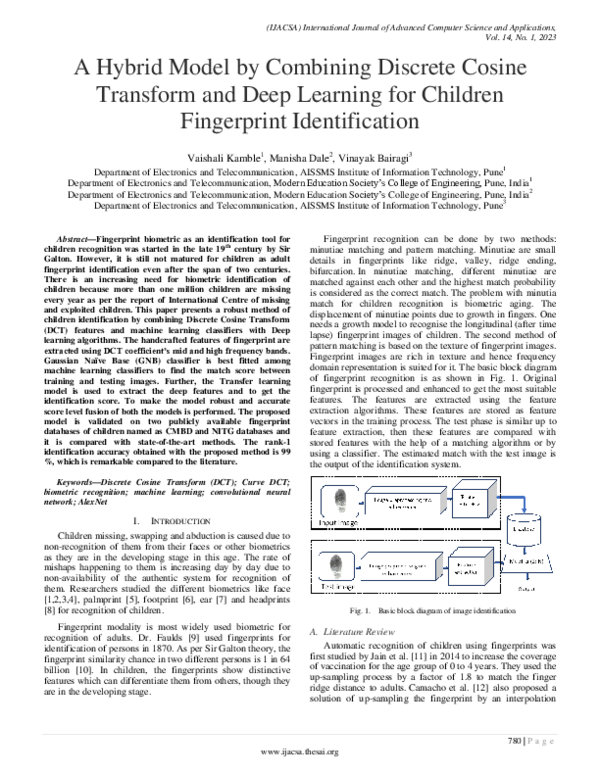 (PDF) A Hybrid Model by Combining Discrete Cosine Transform and Deep ...
