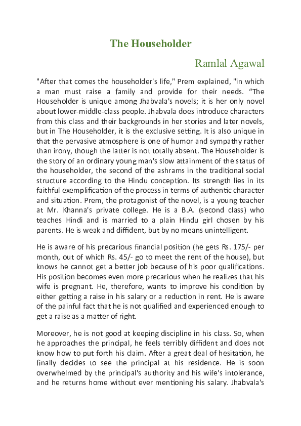 (DOC) The Householder