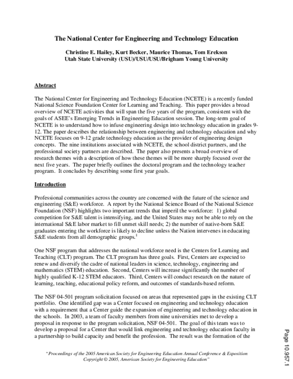(PDF) Work in Progress: Supporting K-12 Teacher Professional Development through the National ...