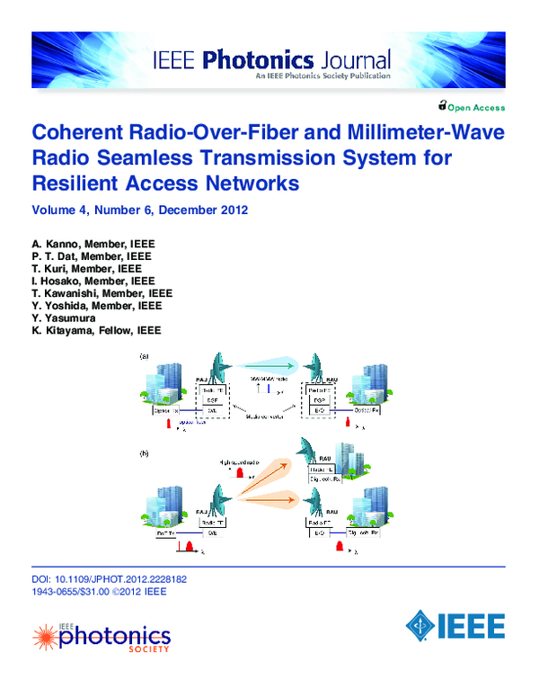 (PDF) Coherent Radio-Over-Fiber and Millimeter-Wave Radio Seamless Transmission System for ...
