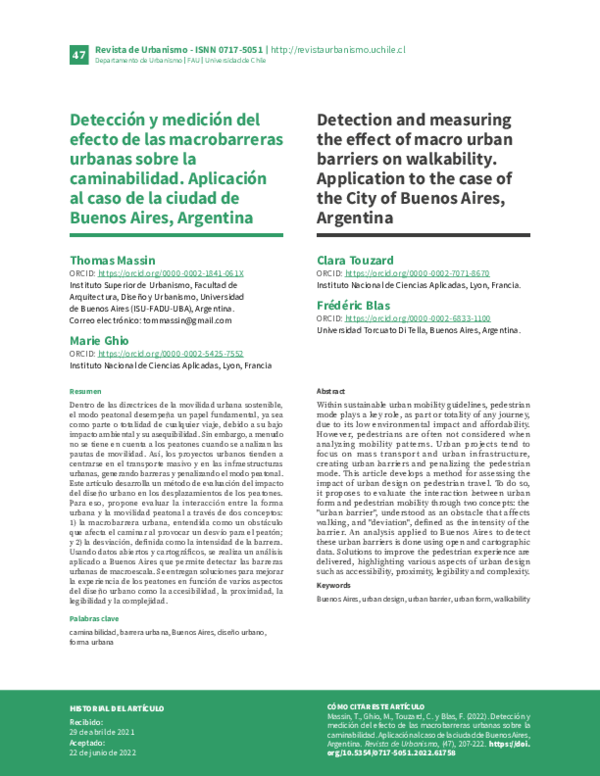 (PDF) Detección y medición del efecto de las macrobarreras urbanas ...