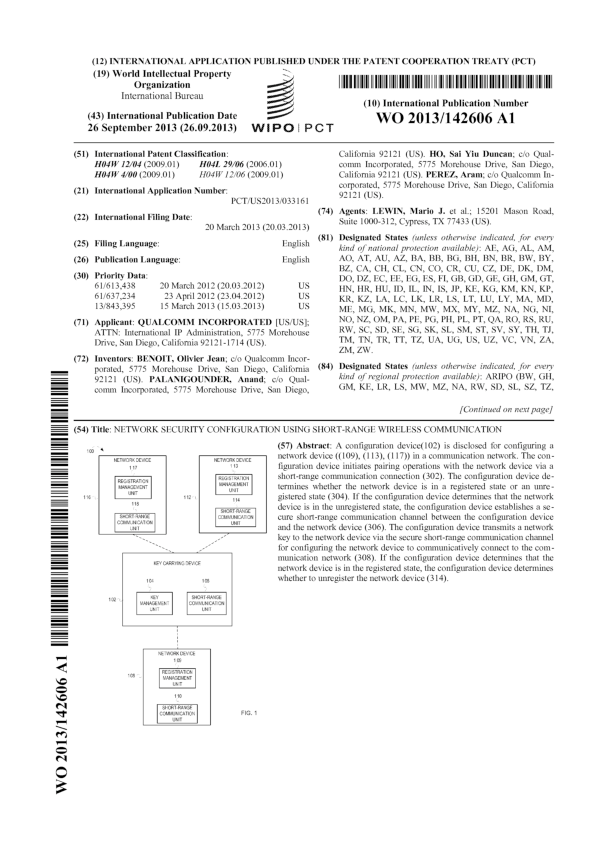 (PDF) Network Security Configuration Using Short-Range Wireless Communication