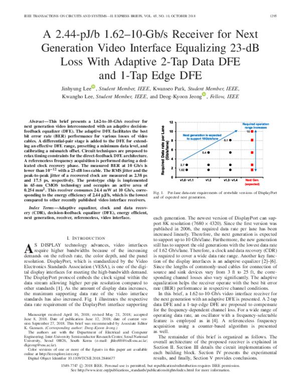 (PDF) A 2.44-pJ/b 1.62–10-Gb/s Receiver for Next Generation Video ...