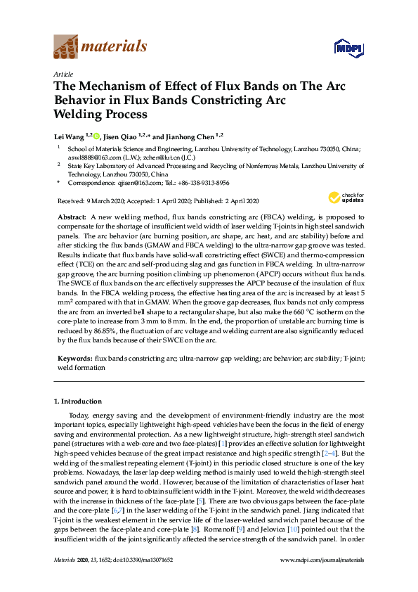 (PDF) The Effect of Process Variables on the Flux Consumption in ...