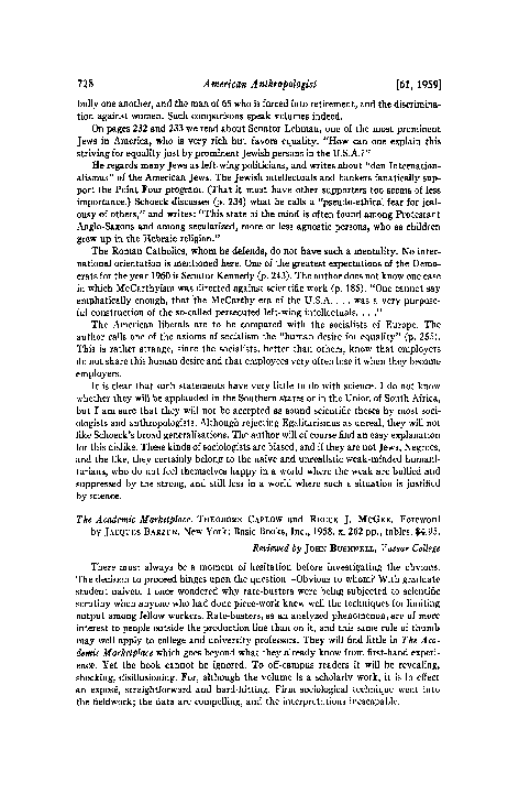 (PDF) The Academic Marketplace . Theodore Caplow, Reece J. McGee